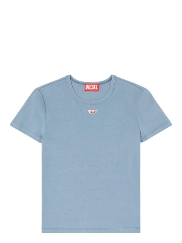 DIESEL® Diesel Crewneck T-Shirt with Embroidered D Patch